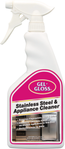 STAINLESS STEEL & APPLIANCE CLEANER 24oz – Gel-Gloss