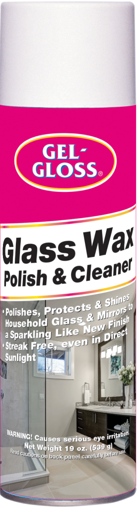 NoStreek GLASS WAX POLISH & CLEANER AEROSOL 19oz – Gel-Gloss